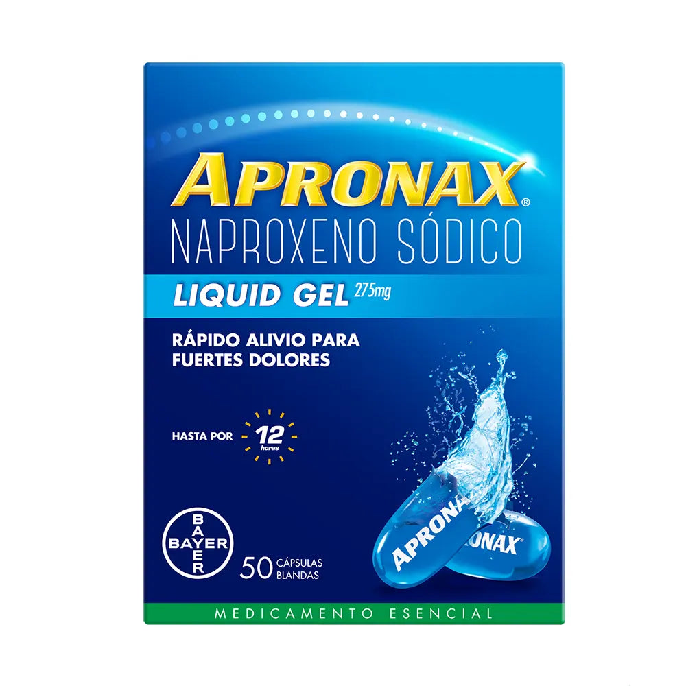 Sobre x 10 Tableta Apronax 275 Mg Liquido Gel – Droguerías Multifarma