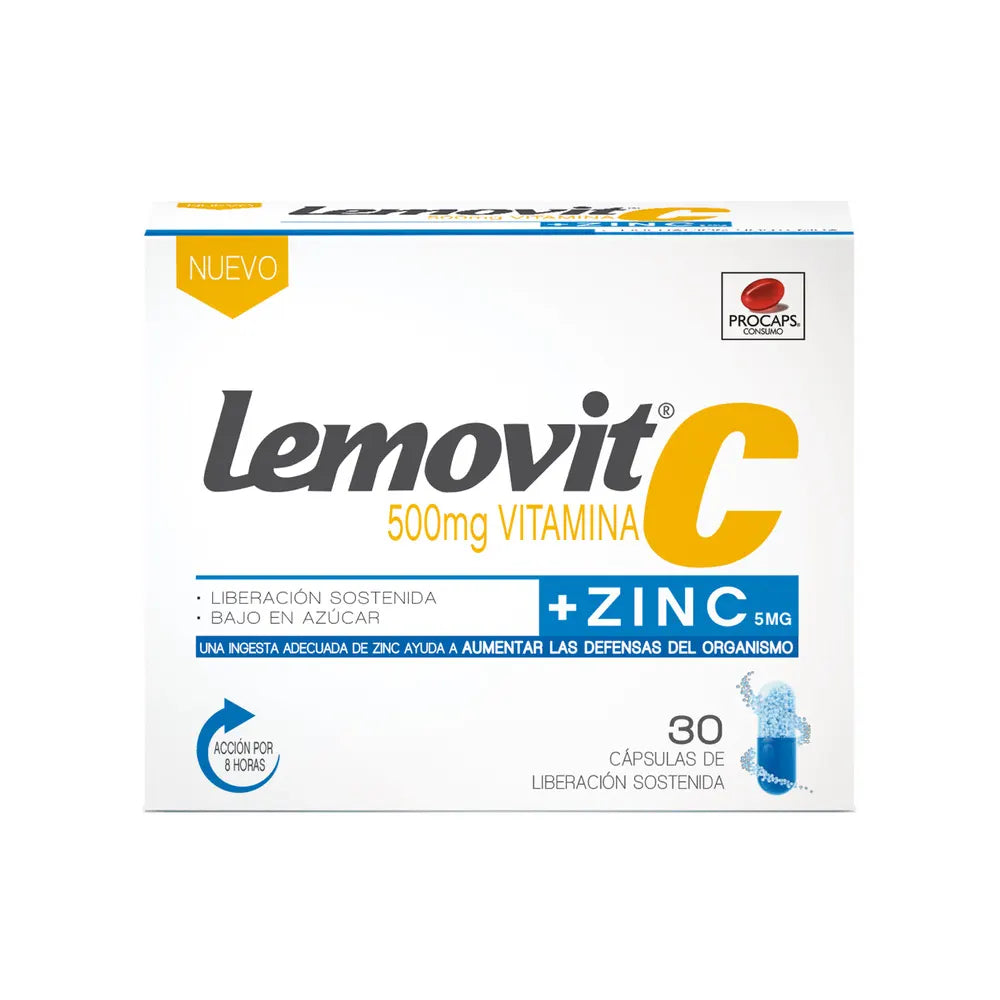 Lemovit C + Zinc Caja X 30 Cap – Droguerías Multifarma