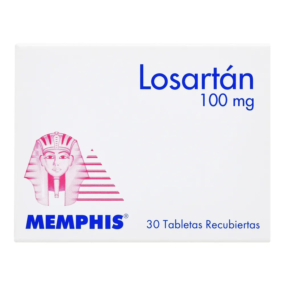 Losartan 100 Mg Tableta X 30 Und – Droguerías Multifarma