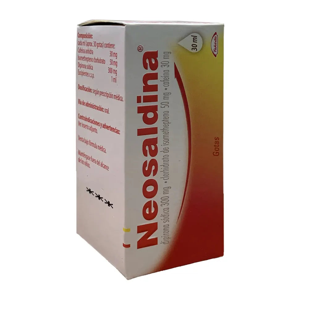 Neosaldina Gotas Frasco X 30 Ml (Cafeina - Dipirona - Isometepteno ...