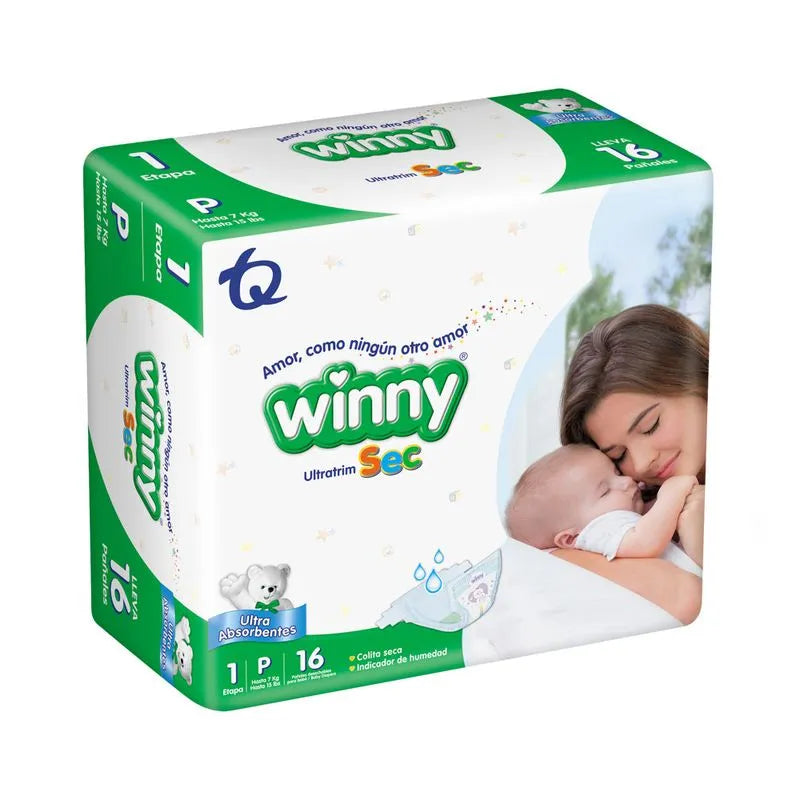 Pañal Winny Sec Etapa 1/P Paquete X 16 Und – Droguerías Multifarma