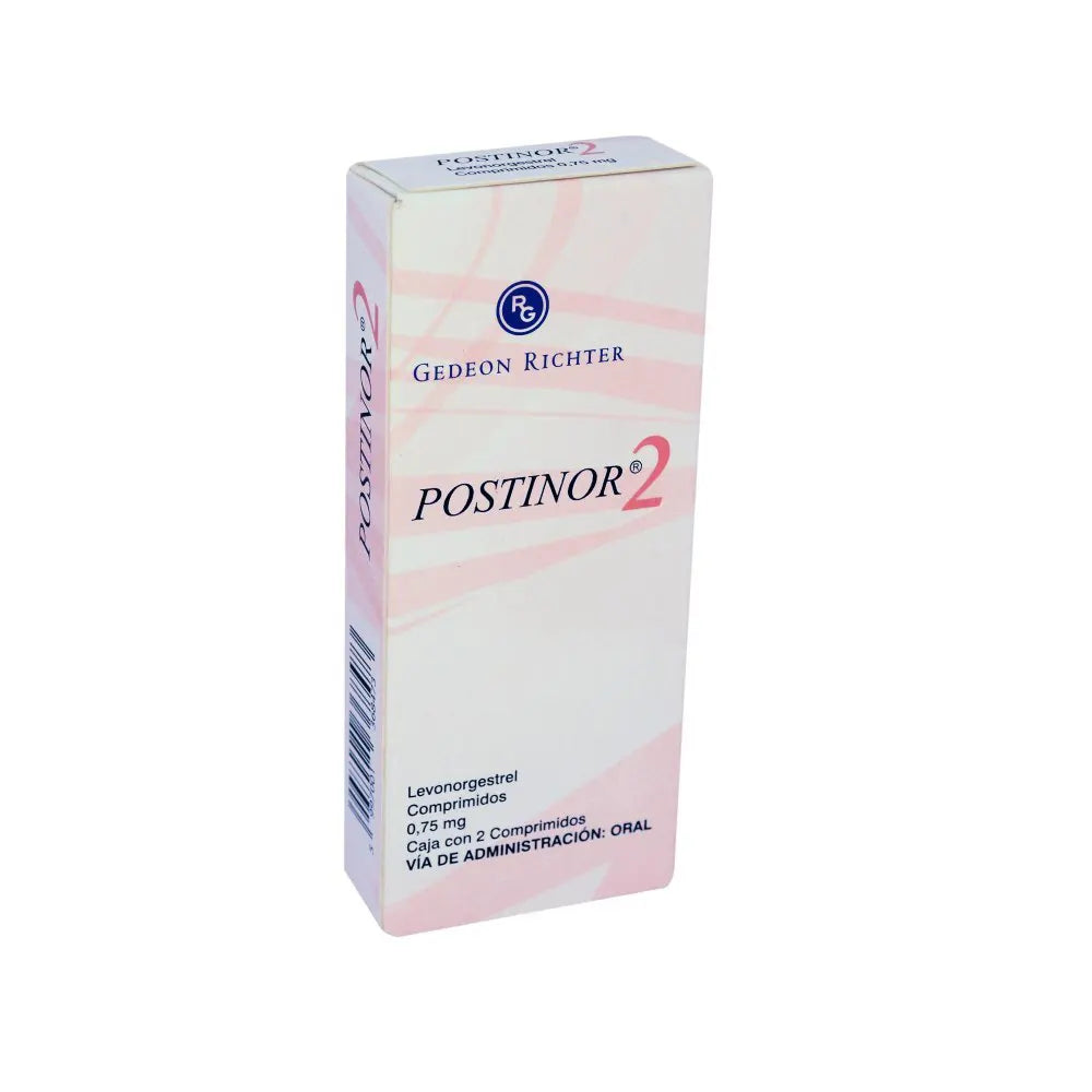 Postinor-2 Caja X 2 Tab (Levonorgestrel) – Droguerías Multifarma