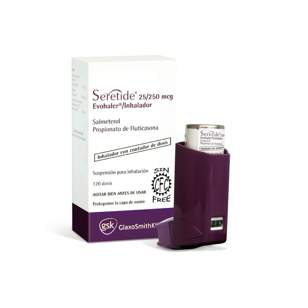 Seretide Osp 25/250 Mcg Frasco X 120 Dosis (Fluticasona - Salmeterol ...