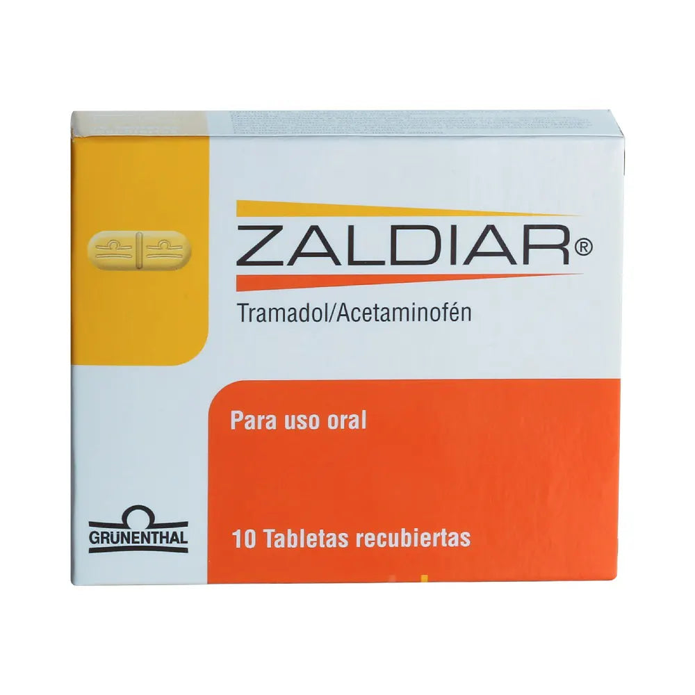 Zaldiar Caja X 10 Tab (Acetaminofen - Tramadol) – Droguerías Multifarma